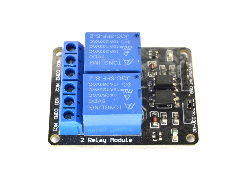 Módulo Relé 5V 10A de 2 canales | Digital CoDesign